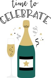 Time To Celebrate Vector Illustration | AnnTheGran.com