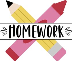 Homework Vector Illustration | AnnTheGran.com