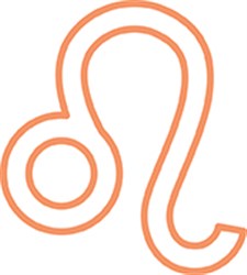 Leo Outline Vector Illustration | AnnTheGran.com