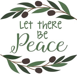 Peace Olive Branch Vector Illustration | AnnTheGran.com