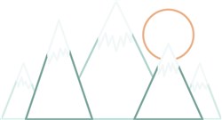 Mountains Outline Vector Illustration | AnnTheGran.com