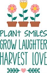Plant Smiles Vector Illustration | AnnTheGran.com