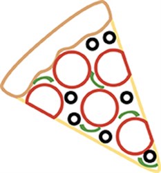 Pepperoni Pizza Vector Illustration | AnnTheGran.com
