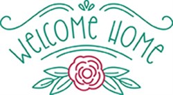 Welcome Home Vector Illustration | AnnTheGran.com