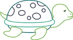 Turtle Outline Vector Illustration | AnnTheGran.com