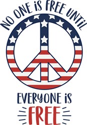 American Flag Peace Symbol Freedom Vector Illustration | AnnTheGran.com