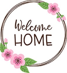 Welcome Home Vector Illustration | AnnTheGran.com