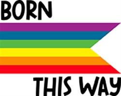 Born This Way Vector Illustration | AnnTheGran.com