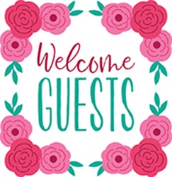 Welcome Guests Vector Illustration | AnnTheGran.com