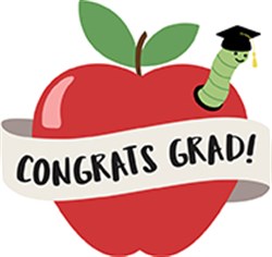 Congrats Grad Vector Illustration | AnnTheGran.com