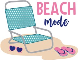 Beach Mode Vector Illustration | AnnTheGran.com