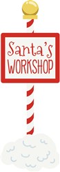 Santa's Workshop Vector Illustration | AnnTheGran.com
