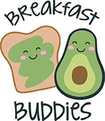 Breakfast Buddies Vector Illustration | AnnTheGran.com