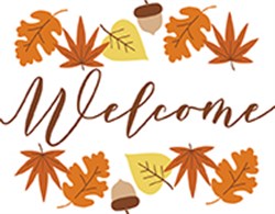 Fall Welcome Vector Illustration | AnnTheGran.com