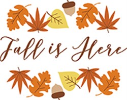 Fall Is Here Vector Illustration | AnnTheGran.com