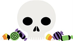 Candy Skull Vector Illustration | AnnTheGran.com