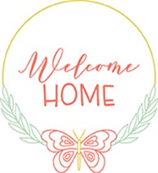 Welcome Home Vector Illustration | AnnTheGran.com
