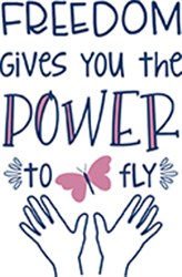 Power To Fly Vector Illustration | AnnTheGran.com