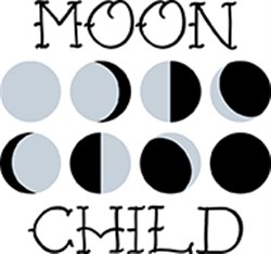 Moon Child Vector Illustration | AnnTheGran.com