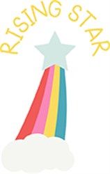 Rising Star Vector Illustration | AnnTheGran.com