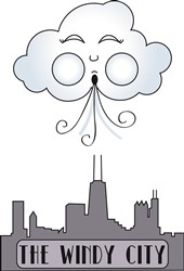 The Windy City Vector Illustration | AnnTheGran.com