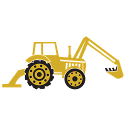 Front End Loader SVG file - SVG cut files.com | AnnTheGran.com