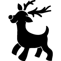 Rudolph Silhouette SVG file - SVG cut files.com | AnnTheGran.com