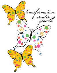 Transformation Creates Growth Vector Illustration | AnnTheGran.com