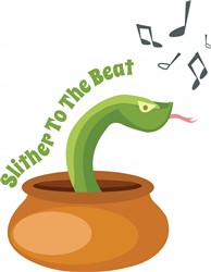 Slither To Beat Vector Illustration | AnnTheGran.com