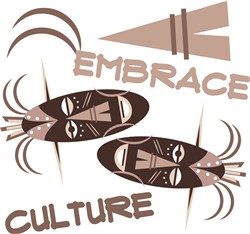 Embrace Culture Vector Illustration | AnnTheGran.com