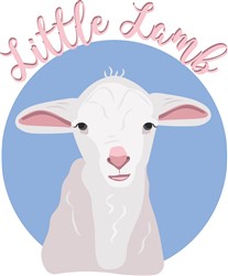 Little Lamb Vector Illustration | AnnTheGran.com