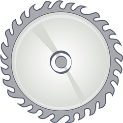 Saw Blade Vector Illustration | AnnTheGran.com