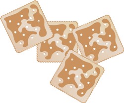 Saltine Crackers Vector Illustration | AnnTheGran.com