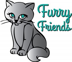Furry Friends Vector Illustration | AnnTheGran.com