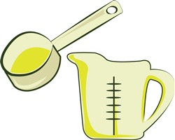 Measuring Cup Vector Illustration | AnnTheGran.com