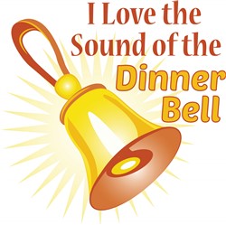 Dinner Bell Vector Illustration | AnnTheGran.com