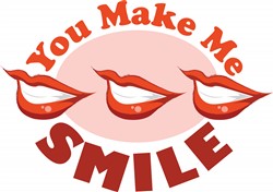 Make Me Smile Vector Illustration | AnnTheGran.com
