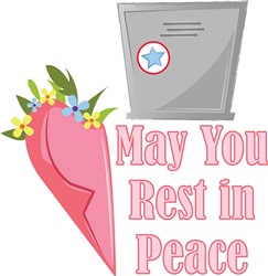 Rest In Peace Vector Illustration | AnnTheGran.com