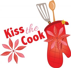 Kiss The Cook Vector Illustration | AnnTheGran.com
