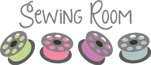 Sewing Room Vector Illustration | AnnTheGran