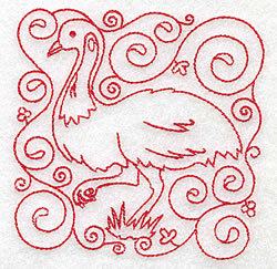 Emu Embroidery Design | AnnTheGran.com