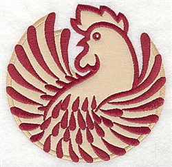 Rooster Applique Embroidery Design | AnnTheGran.com