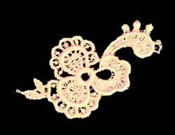 Lace Flower Embroidery Design | AnnTheGran.com