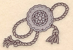 Belt Buckle And Rope Embroidery Design | AnnTheGran.com