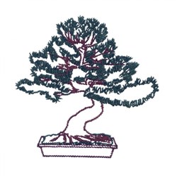 Bonsai Tree Embroidery Design | AnnTheGran.com
