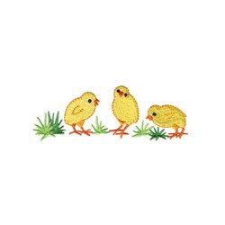 Baby Chicks Embroidery Design | AnnTheGran.com