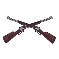 Crossed Rifles Embroidery Design | AnnTheGran.com