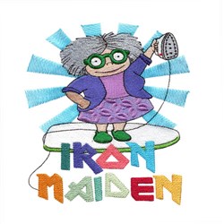 Iron Maiden Embroidery Design | AnnTheGran.com