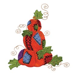 Pumpkin Stack Embroidery Design | AnnTheGran.com