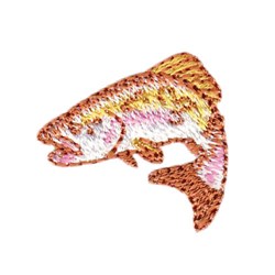 Trout Embroidery Design | AnnTheGran.com